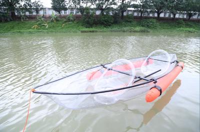 Cina Kajak di plastica trasparente di plastica del policarbonato trasparente per due persone in vendita