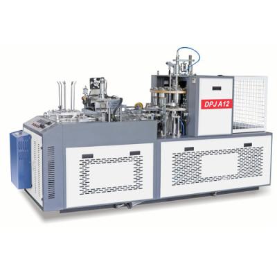 China Máquina automática de la taza de papel para hacer disposición de la taza de papel del café el precio de cristal la India de la máquina en venta