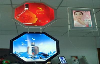 Cina La CC 12V che annuncia A1 dimagrisce la scatola leggera fissata al muro del cristallo LED per dell'interno in vendita