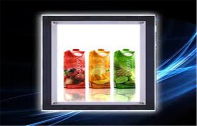 Chine Le double a dégrossi la lumière du cadre instantané décoratif LED/boîte d'éclairage en cristal 1.7cm à vendre