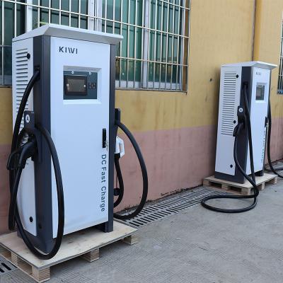 60KW Type 2 Floor-standing Charging Pile for Electric Cars Universal Charging