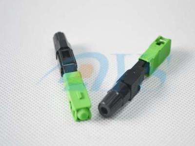Cina Affidabilità dei connettori verdi misti di fibre ottiche dello Sc alta per la rete delle Telecomunicazioni in vendita