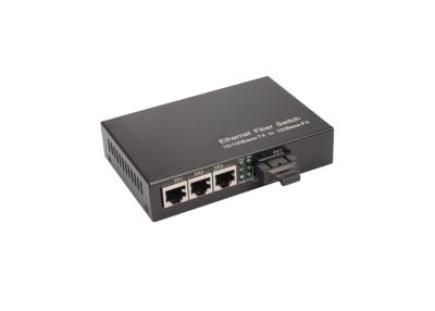 Cina convertitore 850nm/1310nm di media della fibra ottica di 10/100M con 4 porti in vendita