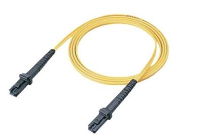 Cina Cavo di toppa di fibra ottica del duplex di singolo modo di MTRJ 9/125, cavo di fibra ottica della toppa in vendita