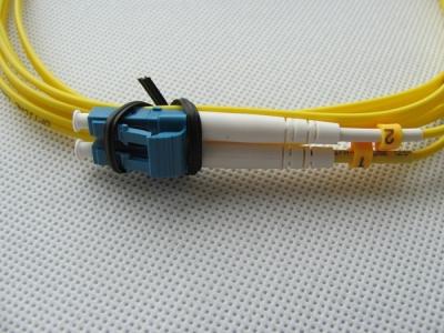 Cina Cavo di fibra ottica di DP MP LC-LC 0.9mm 2.0mm 3.0mm del cavo di toppa del duplex di LC di singolo modo in vendita