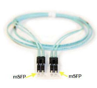 Cina maschio misto ottico del duplex 10Gb 2 x MSFP LC del cavo della fibra di 50/125um OM3 in vendita