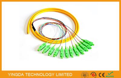 Cina Treccia a fibra ottica dello Sc APC delle fibre del convertitore 12 di media con perdita di inserzione bassa in vendita
