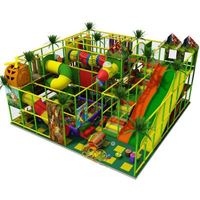 China Jungle Theme Kids Playground Indoor Amusement Park Equipment Small Playground for Sale for sale