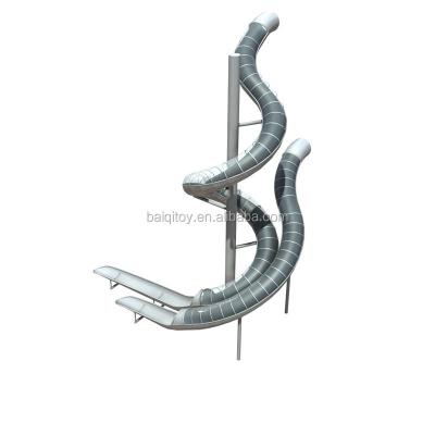 China Stainless Steel Spiral Slides, Custom Interior Stainless Steel Slides Factory for sale