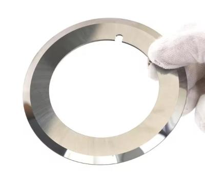 China Hardness Circular Lithium Battery Electrode Slitter Blades Excellent Corrosion Resistance Te koop