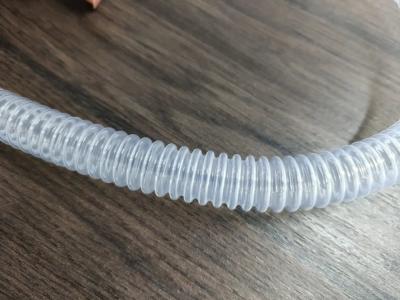 China PFA Corrugated Tubing | Flexible Transparent Bellows, High-Purity & Chemical Resistant Fluoropolymer Hose for Semiconductor, Laboratory, Chemical Processing and Fluid Transfer Systems for sale