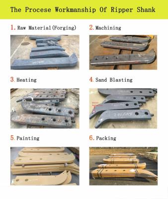 중국 D10N 볼도저 리퍼 우수한 성능 3 개의 치아 턱과 12% 연장 판매용