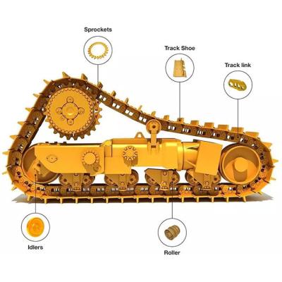China Gelber Baggeruntertrieb für DAEWOO DH55 DH200 DH220 DH280 Crawlermaschinen zu verkaufen
