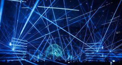 Китай Таможня экрана Холограм проекции 3д РоХс невидимая голографическая видео- для шоу в прямом эфире продается