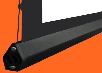 China Custom Large Electric Motorized Projector Screen With Aluminum Casing , Remote Control for sale