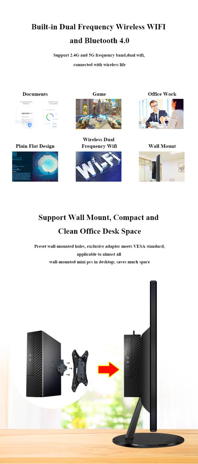Mini PC with accessories