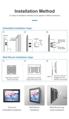 Cina PC industriale fanless con schermo touch da 10.1 pollici, CPU J1900 in vendita