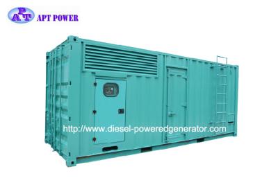 Cina tipo gruppo elettrogeno del contenitore 1375kVA diesel di Cummins con un tipo di 16 cilindri V in vendita