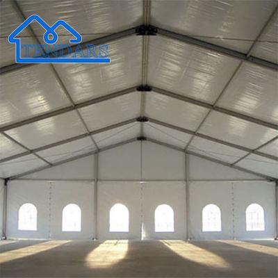 Chine Tente d'entrepôt de stockage de grande taille de 18 m structure en aluminium pour tente d'abri commercial imperméable à l'eau à vendre