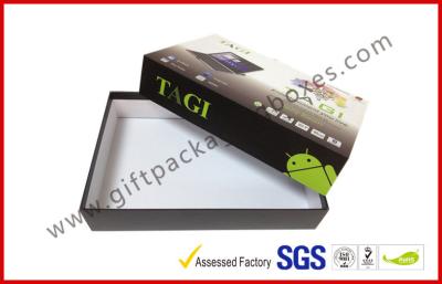 중국 주문을 받아서 만들어진 뚜껑 및 기본적인 엄밀한 선물 상자의 거품 쟁반으로 포장하는 7 인치 중앙 선물 판매용