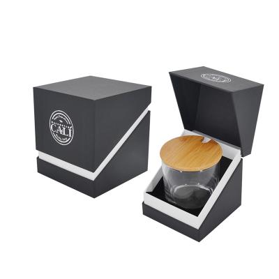 Chine Boîte-cadeau de papier rigide de luxe d'emballage de bougie à vendre
