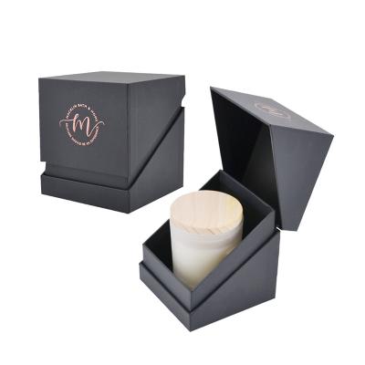 Chine Boîte-cadeau de papier rigide de luxe d'emballage de bougie à vendre