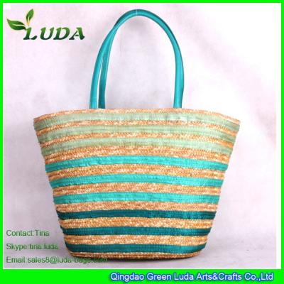 Cina LUDA Wheat Straw Totes Wholesale Straw Bags in vendita