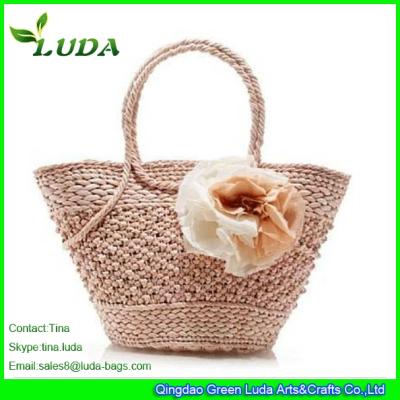 Cina LUDA Cornhusk Straw Totes Handmade Straw Bags in vendita