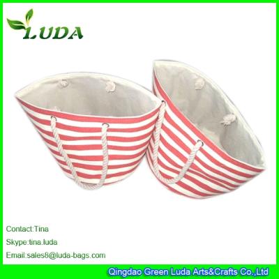 中国 LUDA Paper Straw Shopping Bags Rope Handles 販売のため