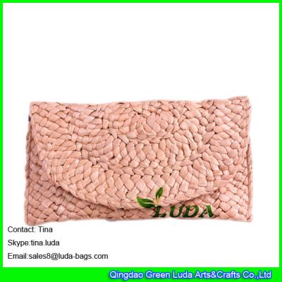 Cina LUDA small hand plaited natural cornhusk straw handbags for women in vendita