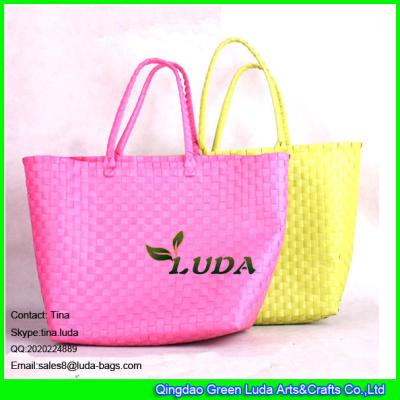 China La bolsa de asas de LUDA pp reserva en bolso de la playa de la paja de la correa de los pp de la venta al por mayor de la bolsa de asas en venta