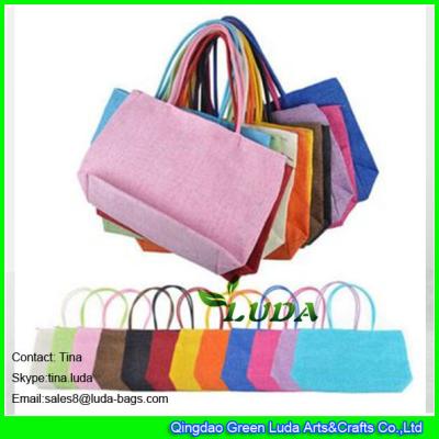 Cina Borsa a tracolla casuale della caramella di LUDA di colore della grande carta della paglia della spiaggia delle donne semplici della borsa in vendita