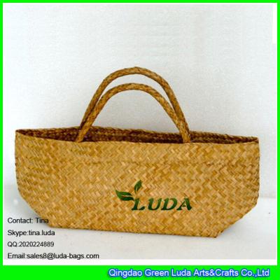 Cina Borsa marocchina naturale del totalizzatore della paglia di signora di modo della borsa del mercato della paglia di LUDA in vendita
