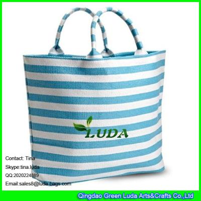 Cina La grande carta della spiaggia dell'estate del sacchetto della spesa della paglia di LUDA ha barrato la borsa di totalizzatore della paglia in vendita