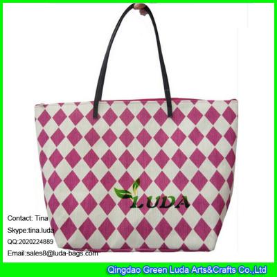 Cina Fiore della borsa di trasportatore del cliente della borsa di totalizzatore della spalla della spiaggia delle donne delle signore di LUDA grande in vendita