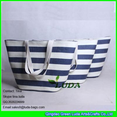中国 LUDA の新製品 2015 人の夏の女性ペーパーわら浜袋のハンドメイドのわらの女性のハンドバッグ 販売のため