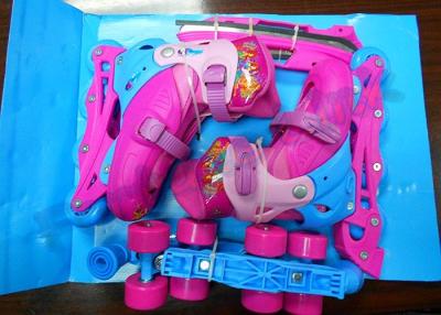 中国 子供/子供のスポーツの女の子および男の子のインライン車輪のスケートのためのライン ローラー スケートの靴で四つ揃えにして下さい 販売のため