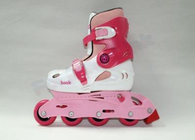 Cina Colore rosa o su ordinazione di rullo di Rollerblades combinati dei bambini della ruota regolabile dei pattini 4 in vendita