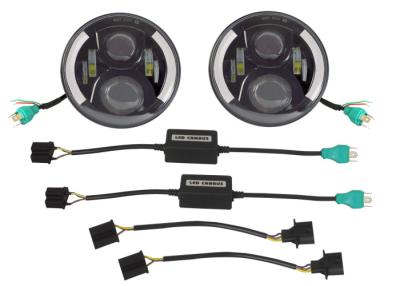 China JEEP Wrangler 2007 - 2017 JK Modified Xenon Headlamp Assy Type Dragon A For Cars for sale