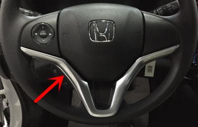 China Automobile Interior Decoration Parts , Steering Wheel Garnish for HR-V 2014 for sale