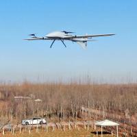 VTOL UAV 19m/S трутня отображения неподвижного крыла HXCETUS-240 быстро проходит 3,5 часа времени полета