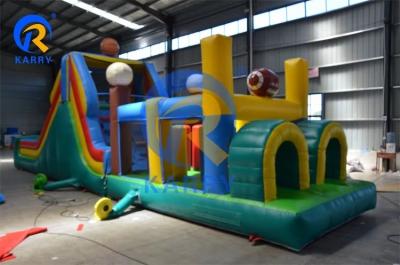China Rock Climbing Wall Inflatable Obstacle Course for Rental 4x4x3m or Customized Occasion for sale