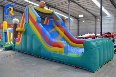 China Rock Climbing Wall Inflatable Obstacle Course for Rental 4x4x3m or Customized Occasion for sale