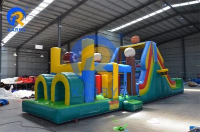 China Rock Climbing Wall Inflatable Obstacle Course for Rental 4x4x3m or Customized Occasion for sale