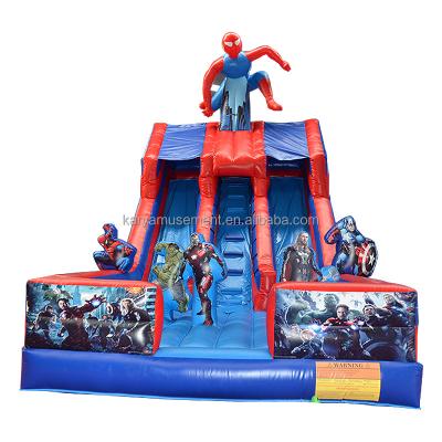 China Inflatable Slide for Kids Game Commercial PVC Outdoor Inflatable Jumping Slide for sale
