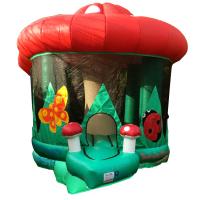 Quality Small Commercial PVC Mushroom House Castle Inflatable Bounce House for 14 Years up for sale