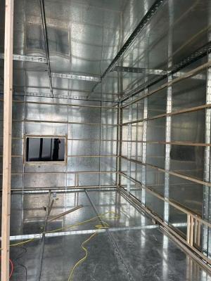China Modular Or On-site Construction RF Shielding Room with 100dB Stopband Attenuation and Class A Fire Rating for sale