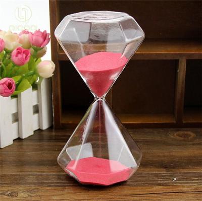 China Pretty gifts time customized diamond shape sand timer for sale