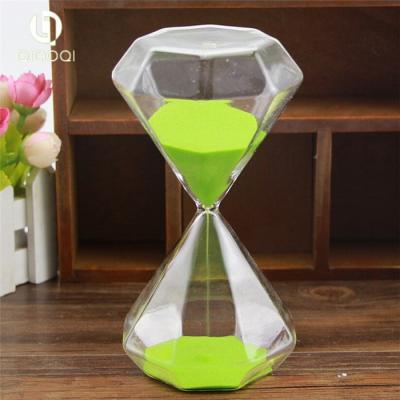 China Pretty gifts time customized diamond shape sand timer for sale