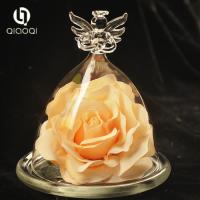 中国 Custom New Arrival glass dome with glass base 販売のため